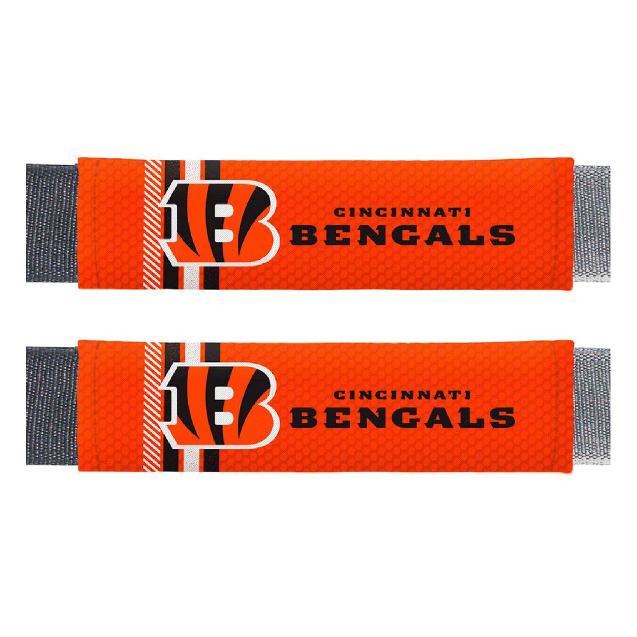 Universal AM Rally Seatbelt Pads with Cincinnati Bengals Logo; Orange ...