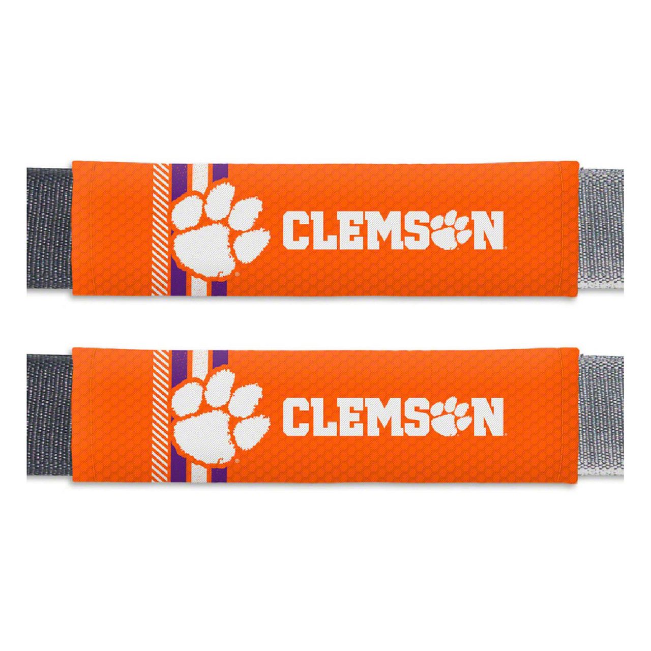 Universal AM Rally Seatbelt Pads with Clemson Logo; Orange (Universal ...