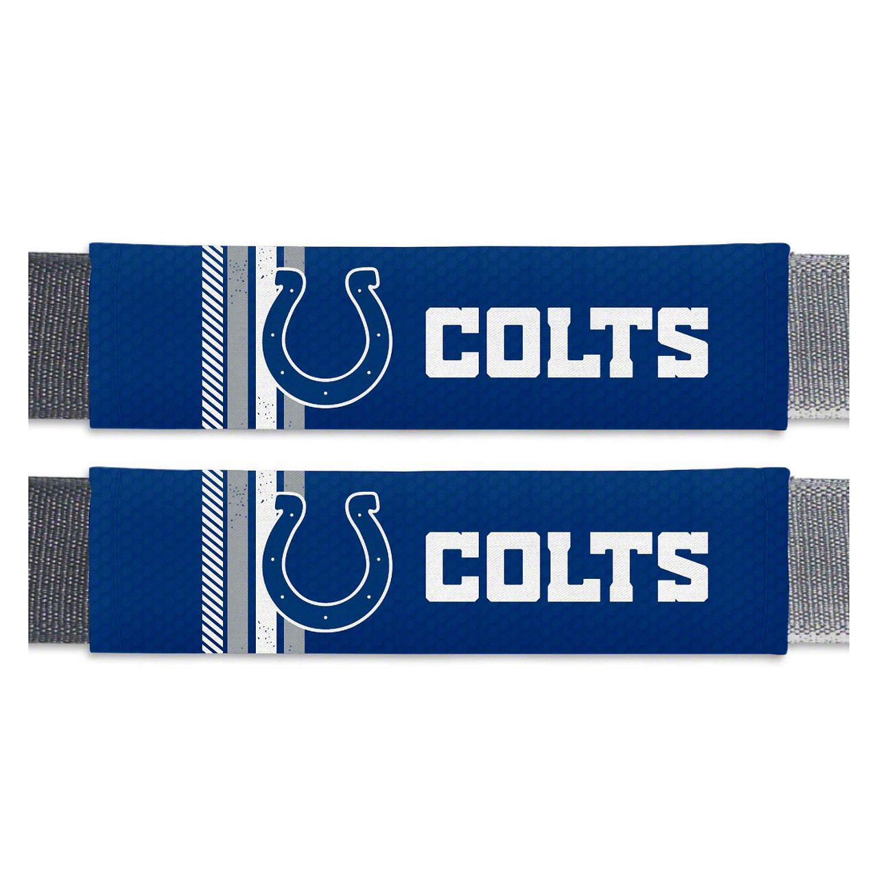 Universal AM Rally Seatbelt Pads with Indianapolis Colts Logo; Blue ...