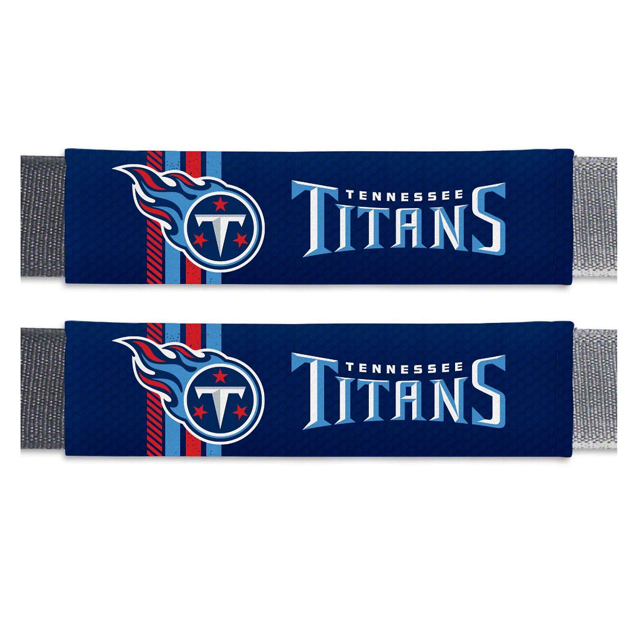 Universal AM Rally Seatbelt Pads with Tennessee Titans Logo; Navy ...