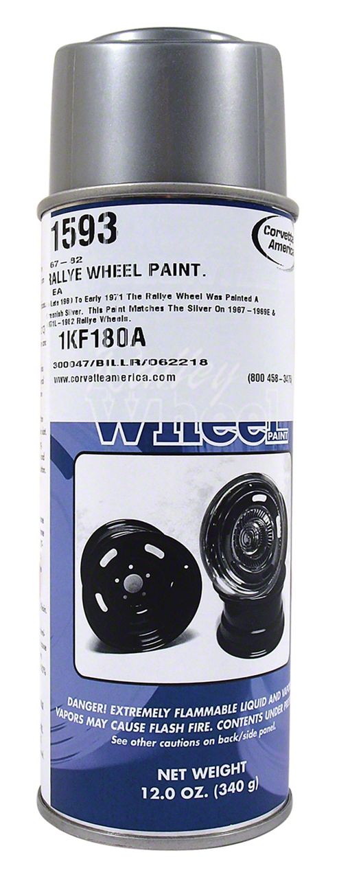 Universal AM Rallye Wheel Paint; Silver - Free Shipping