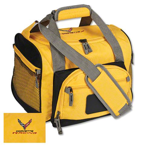 Universal AM Rugged Corvette Racing Cooler with C8 Logo; Yellow - Free ...