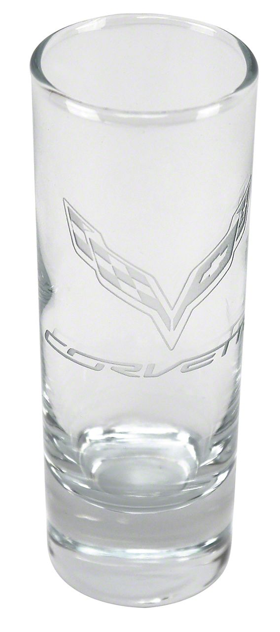 Universal AM Shot Glass with C7 Logo; 2-oz. - Free Shipping