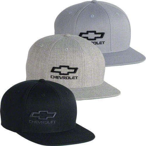 Universal AM Snapback Flatbill Hat; Silver - Free Shipping