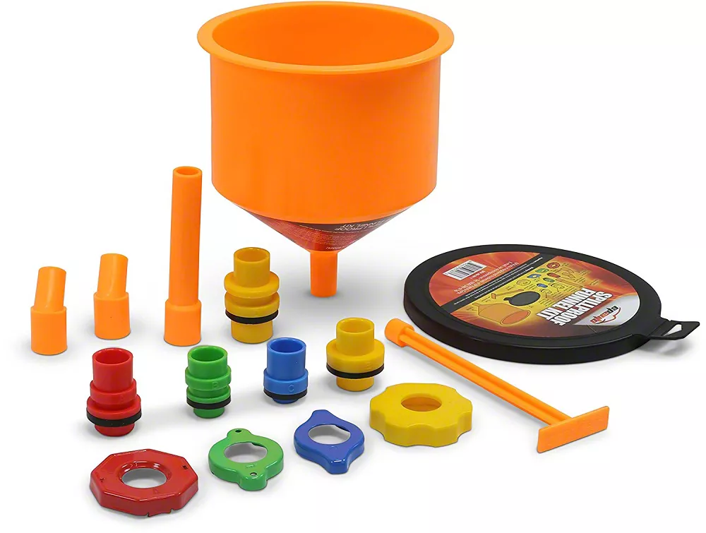 Universal AM Spill Proof Radiator Coolant Filling Funnel Kit - Free ...