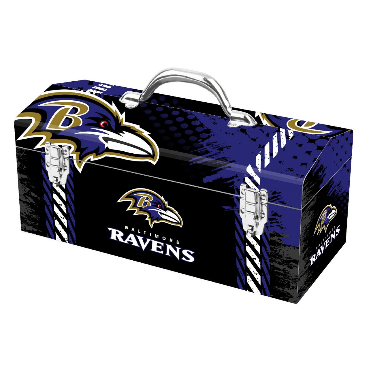 Universal AM Tool Box with Baltimore Ravens Logo; Purple and Black ...