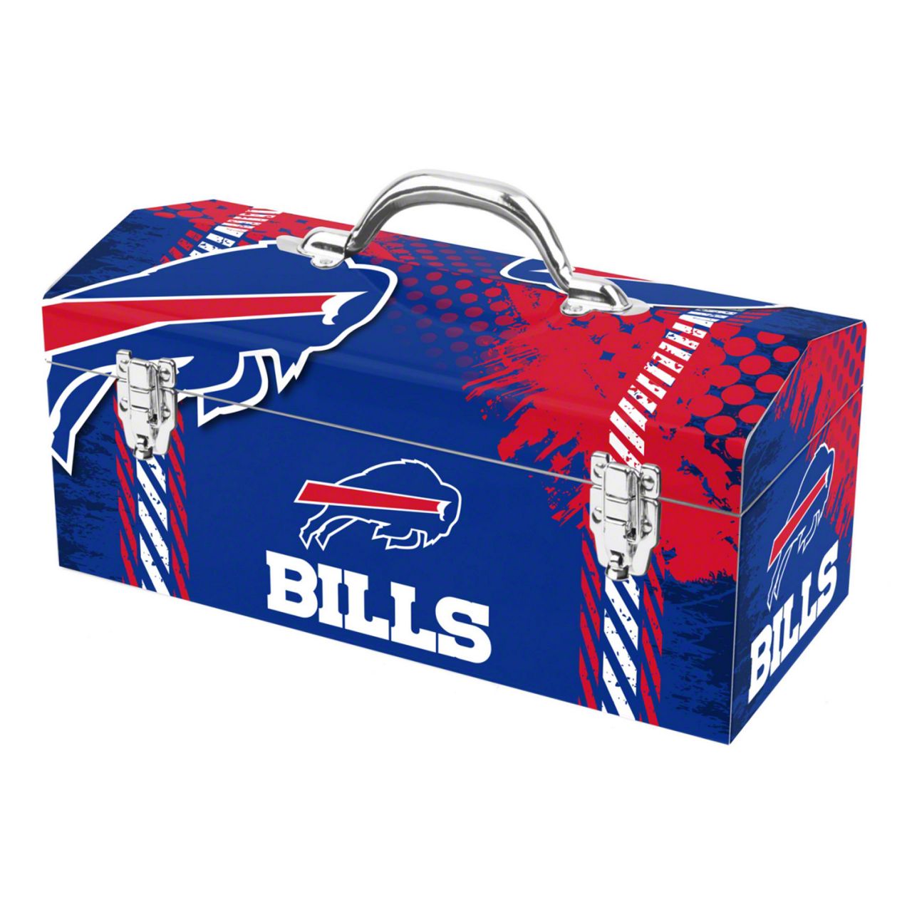Universal AM Tool Box with Buffalo Bills Logo; Blue and Red - Free Shipping