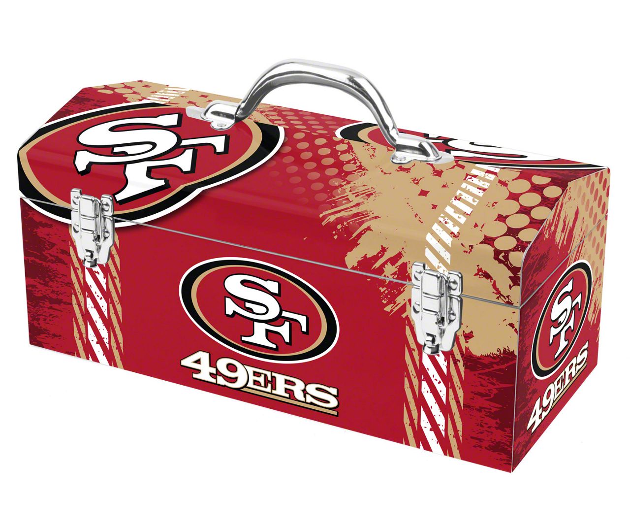 Universal AM Tool Box with San Francisco 49ers Logo; Red and Gold ...