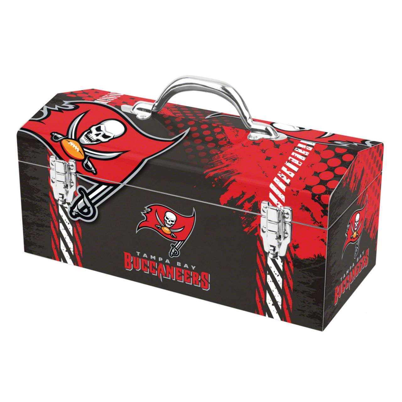 Universal AM Tool Box with Tampa Bay Buccaneers Logo; Red and Gray ...