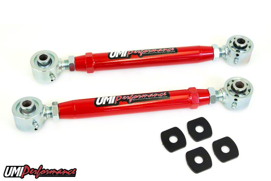 UMI Performance Camaro Adjustable Rear Toe Rods; Roto-Joints; Chromoly ...