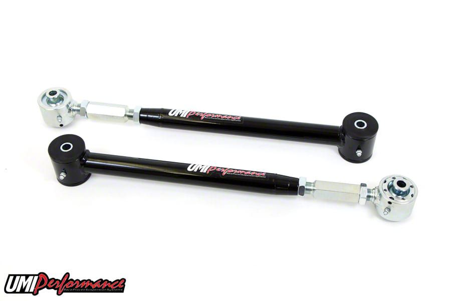 UMI Performance Camaro On-Car Adjustable Rear Lower Control Arms; Poly ...