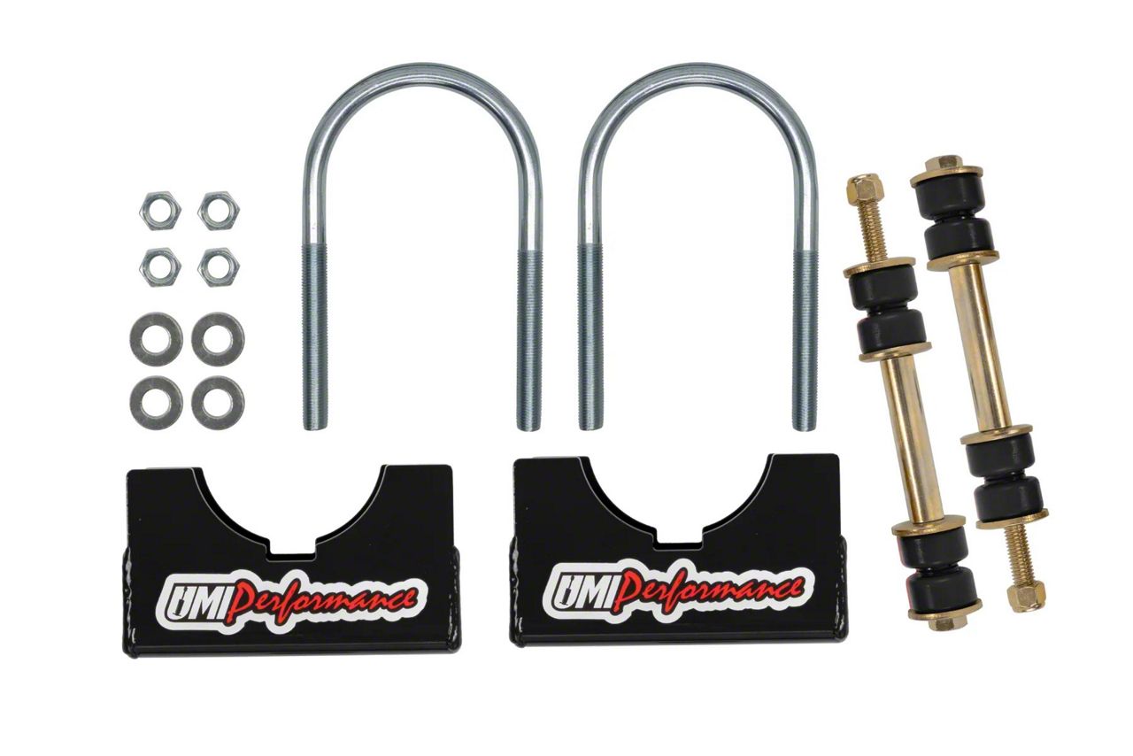 UMI Performance Camaro Aftermarket Rear End Sway Bar Installation Kit ...