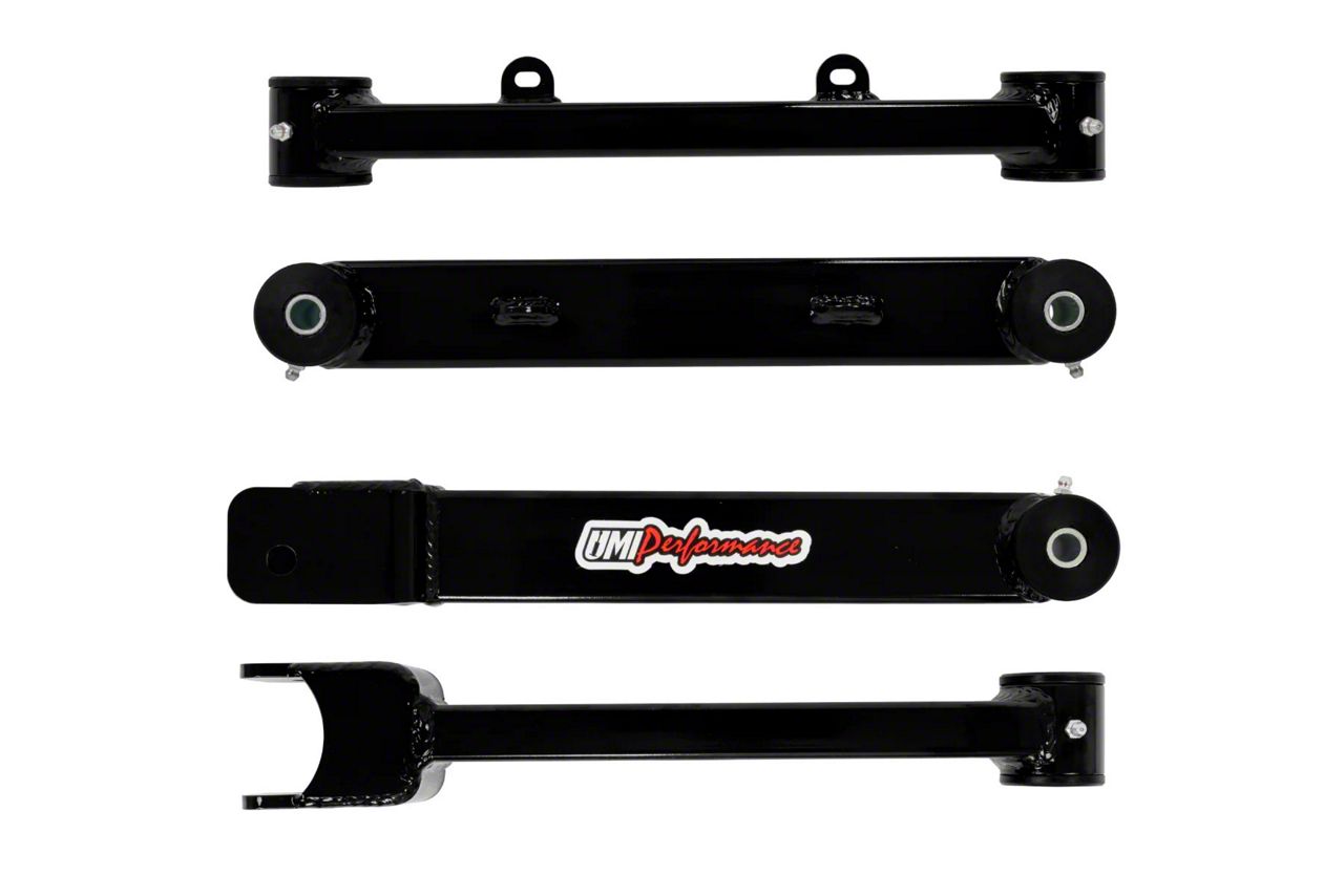 UMI Performance Camaro Rear Trailing Arms/Toe Rod Kit; Black 251520-B ...
