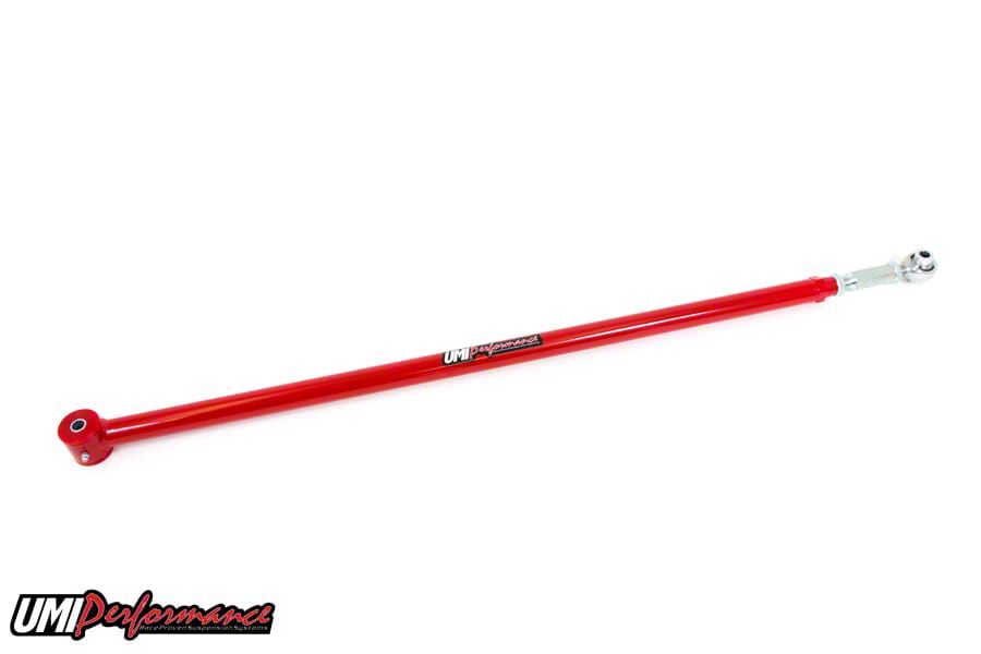 UMI Performance Mustang On-Car Adjustable Rear Panhard Bar; Red 1042-R ...