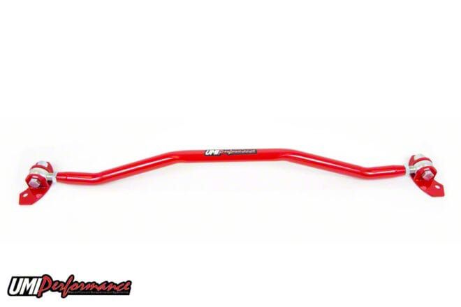 UMI Performance Mustang Strut Tower Brace; Red 1005-R (05-14 Mustang GT ...