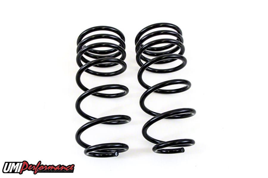 UMI Performance Camaro Rear Lowering Springs; 1.50-Inch 2061R (93-02 ...