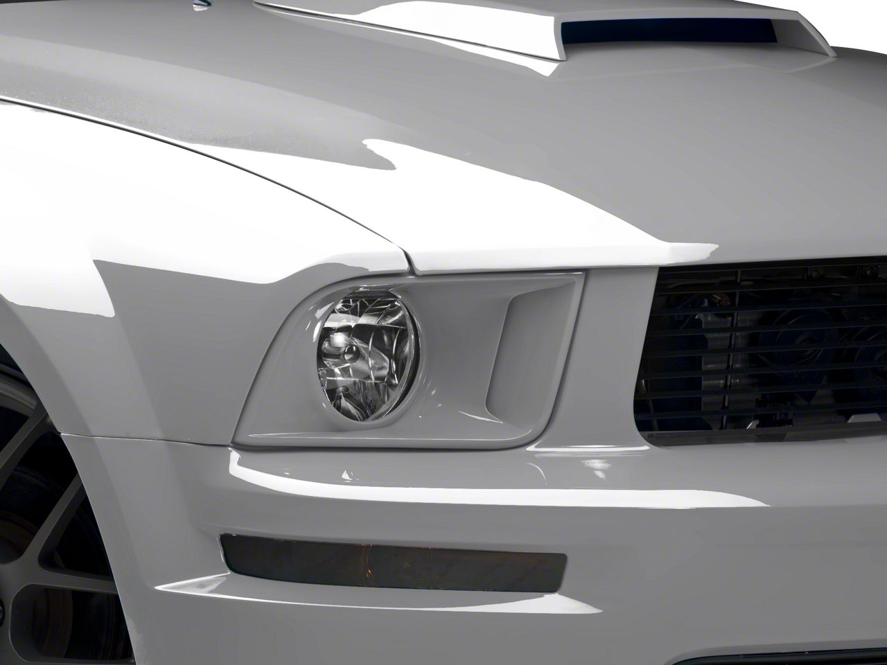 Raxiom Mustang Retro Style Headlights; Unpainted 49162-00 (05-09 ...