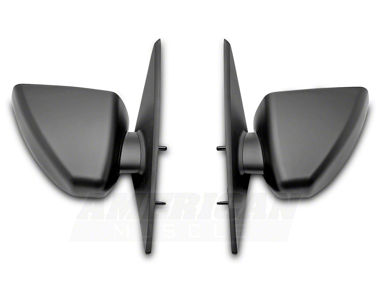 MMD Mustang Retro Mirrors; Unpainted 71308-00 (05-09 Mustang) - Free ...