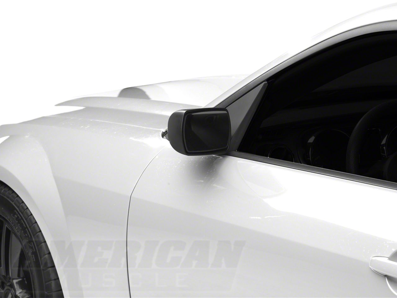 MMD Mustang Retro Mirrors; Unpainted 71308-00 (05-09 Mustang) - Free ...