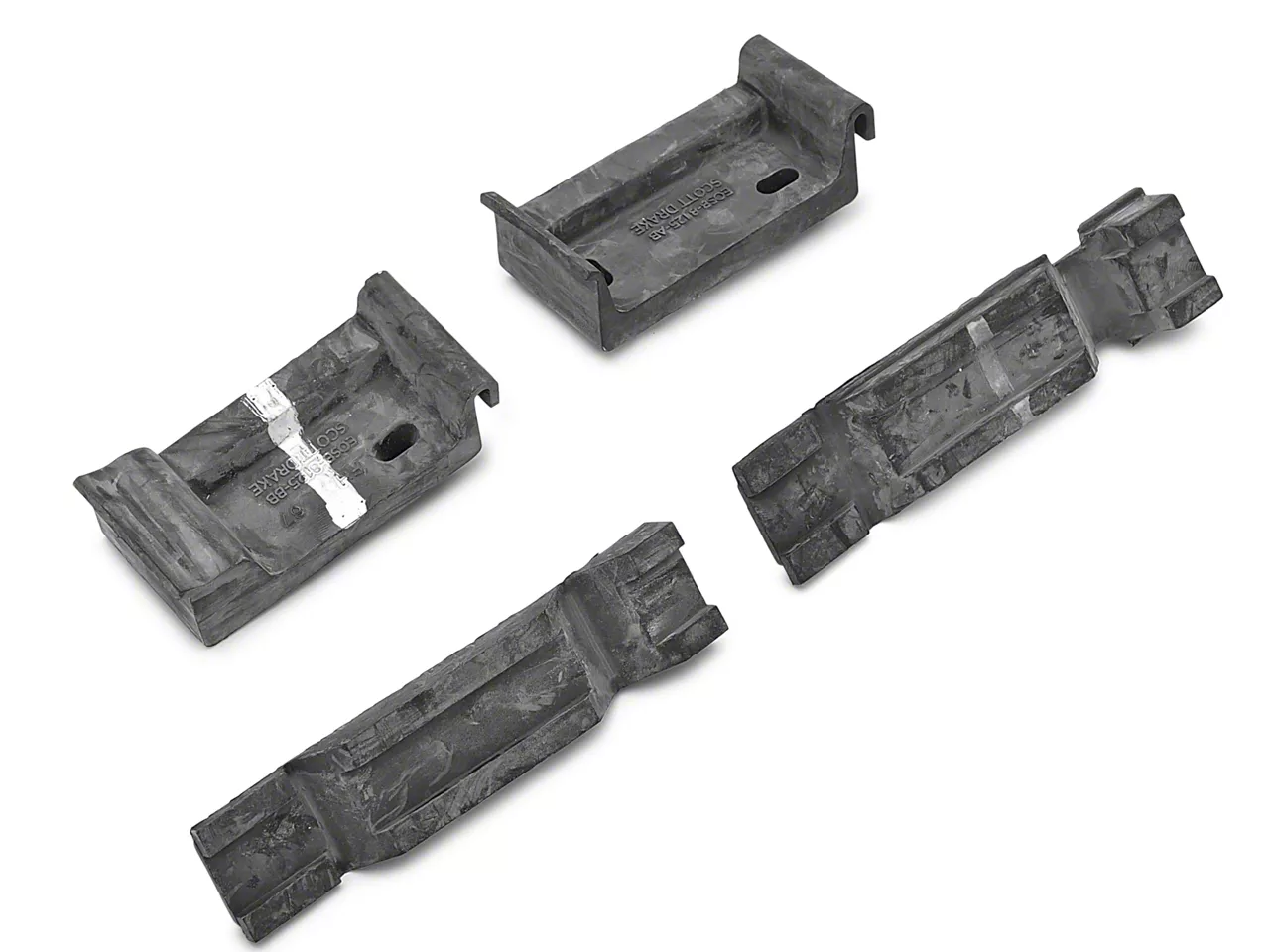 Store Brand Mustang Upper and Lower Radiator Bracket Insulators 12727 ...