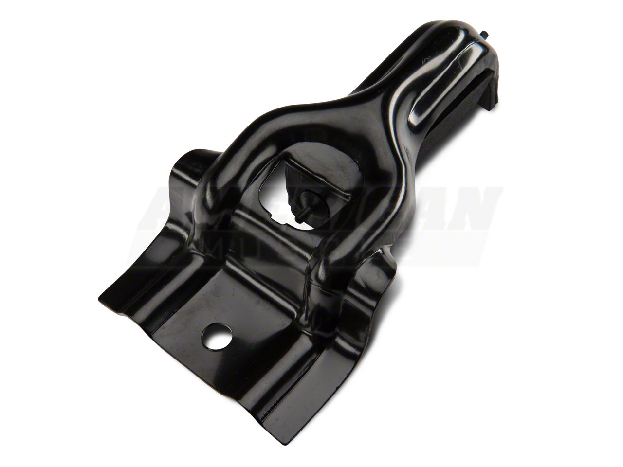 OPR Mustang Upper Radiator Support Brackets; Black 100596 (87-93 5.0L ...