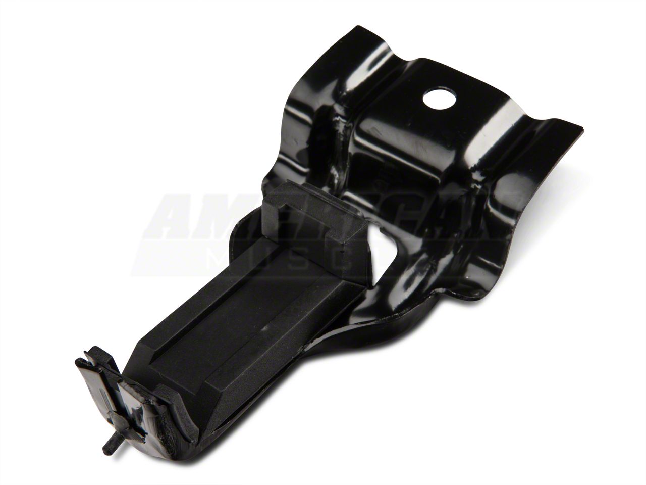 OPR Mustang Upper Radiator Support Brackets; Black 100596 (87-93 5.0L ...