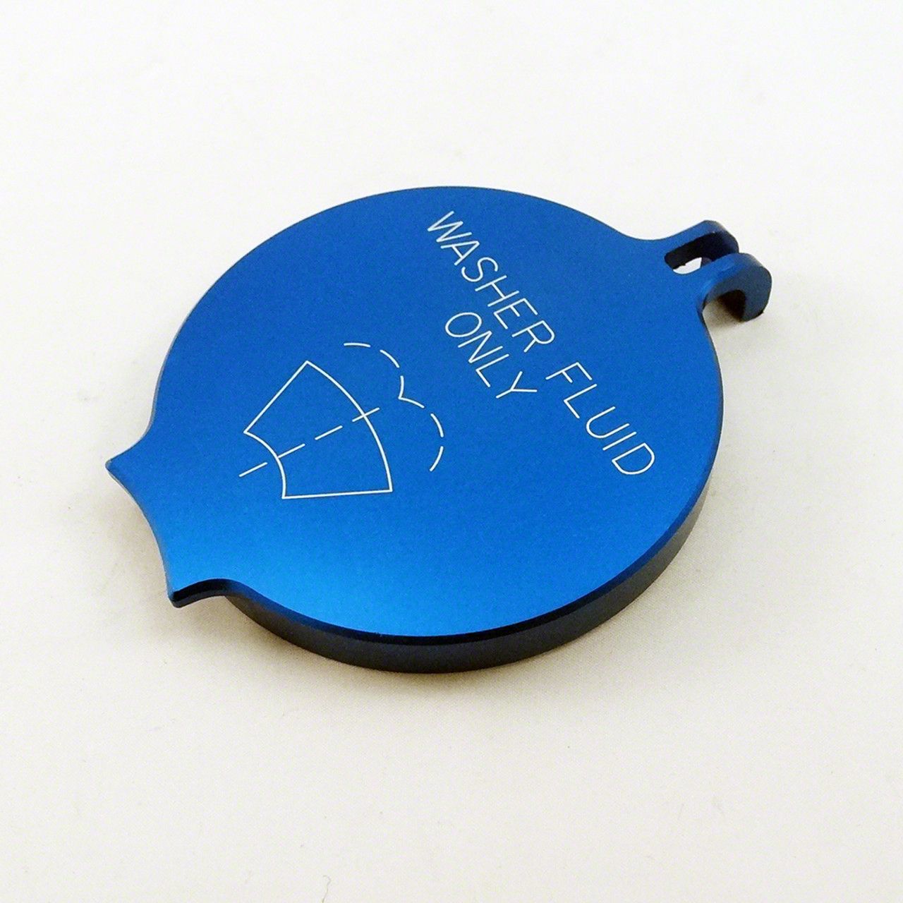 Challenger Windshield Washer Engraved Fluid Cap; Blue (08-10 Challenger ...