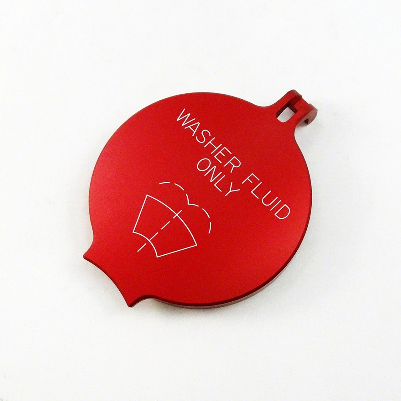 UPR Products Challenger Windshield Washer Engraved Fluid Cap; Red DC ...
