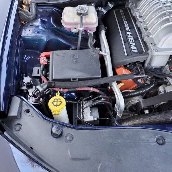 Charger Pro Series Plug N Play Oil Catch Can; Fender Mount; Black (15 ...