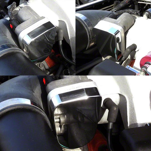 UPR Products Charger Throttle Body Cover; Red DC-5039-09 (13-14 V8 HEMI ...