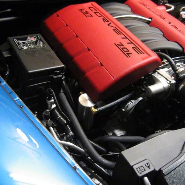 Corvette Billet Oil Catch Can; Satin (05-13 Corvette C6, Excluding ZR1 ...