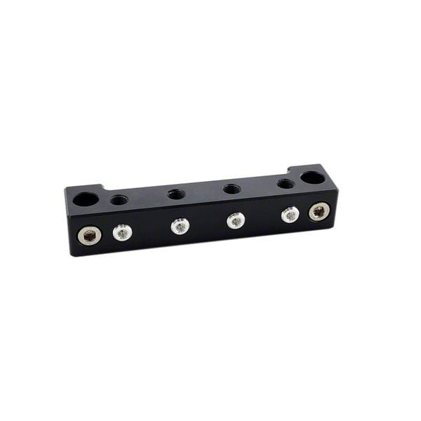 UPR Products Mustang 1/8 NPT Sensor Distribution Block; Black 5008-18 ...