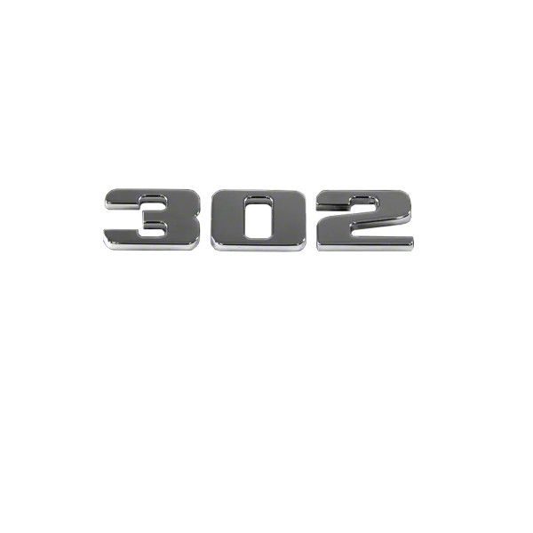 UPR Products Mustang Billet 302 Emblem; Polished 3667-08 (Universal ...