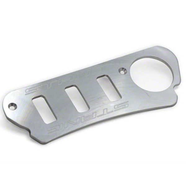 Mustang Billet Ashtray Switch Plate with Stang Lettering; Satin (94-98 ...
