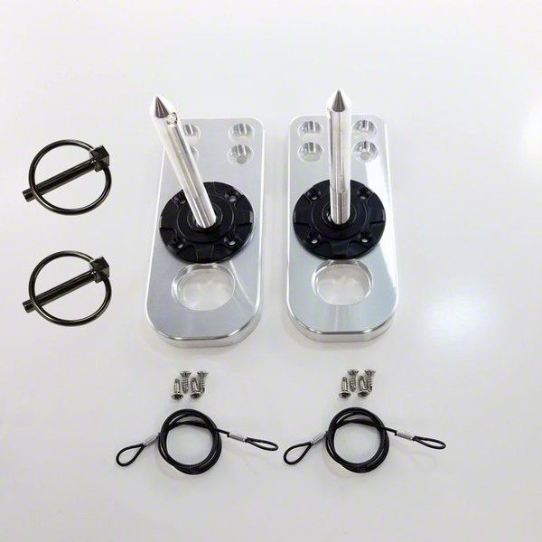 Mustang Billet Radiator Hold Down Mount; Polished (15-26 Mustang ...