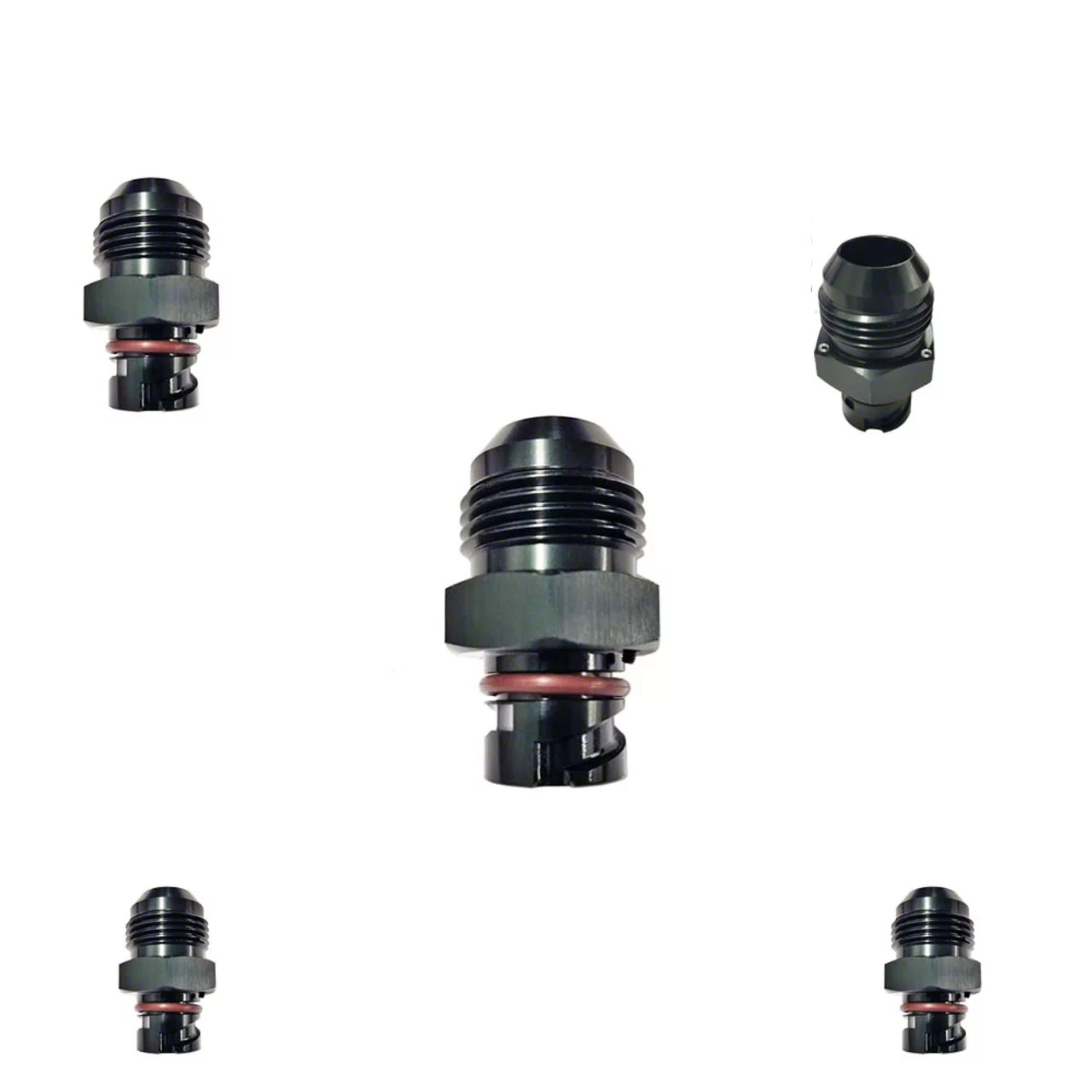 Mustang Billet Valve Cover Fitting; 10AN (11-23 Mustang GT, GT350 ...