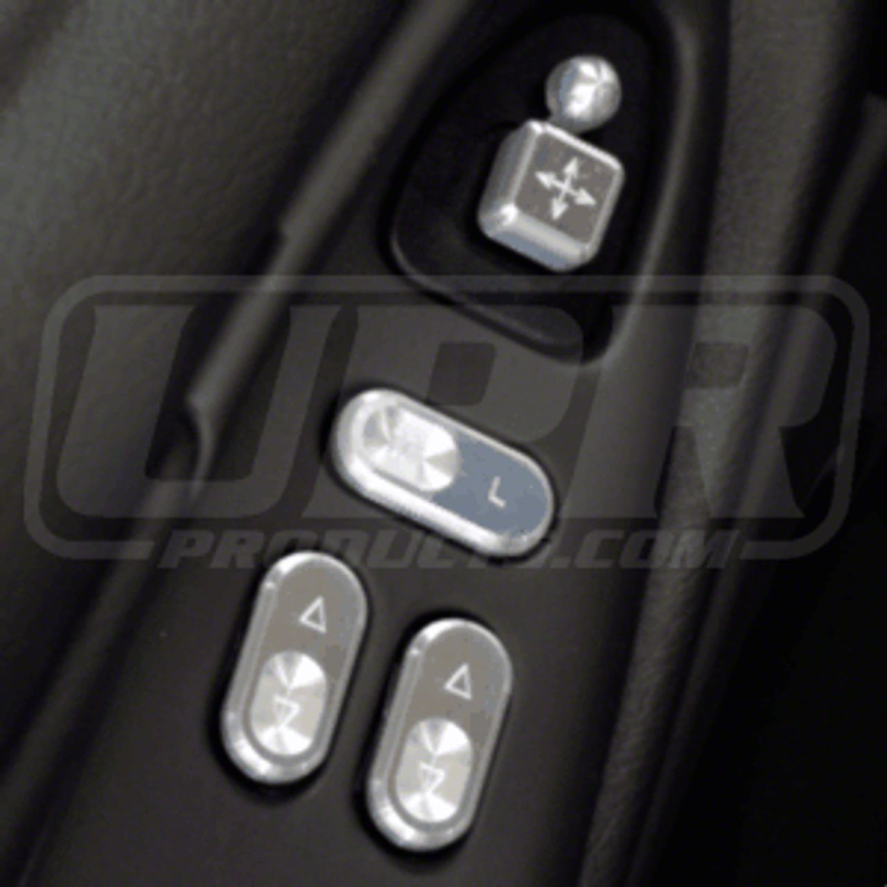 Mustang Billet Window Switch Kit; Satin (94-04 Mustang Convertible ...