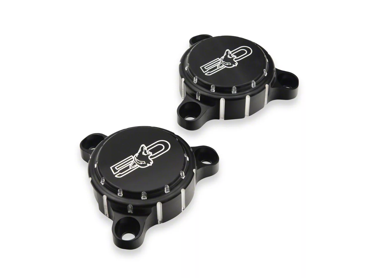 Mustang Howling Coyote Billet Strut Cap Covers (15-26 Mustang GT, Dark ...