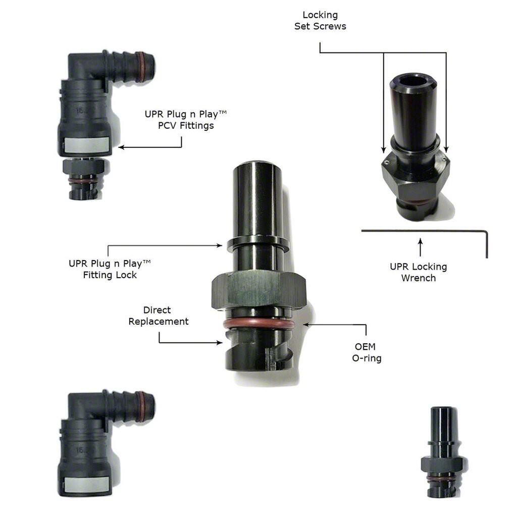 Mustang Plug N Play Adjustable Hi-Flo PCV Valve (11-23 Mustang GT ...
