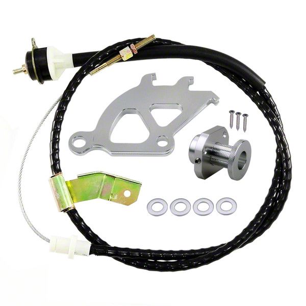 Mustang Quadrant Clutch Cable and Quick-Click Firewall Adjuster Kit (96 ...