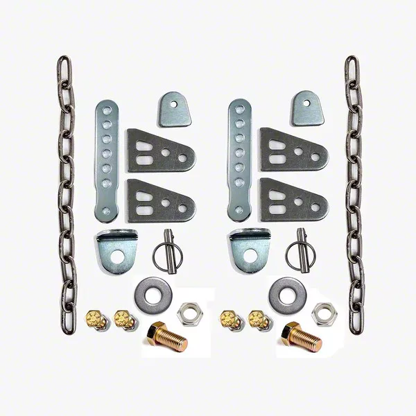 UPR Products Mustang Universal Front End Chain Travel Limiter Kit 2028 ...
