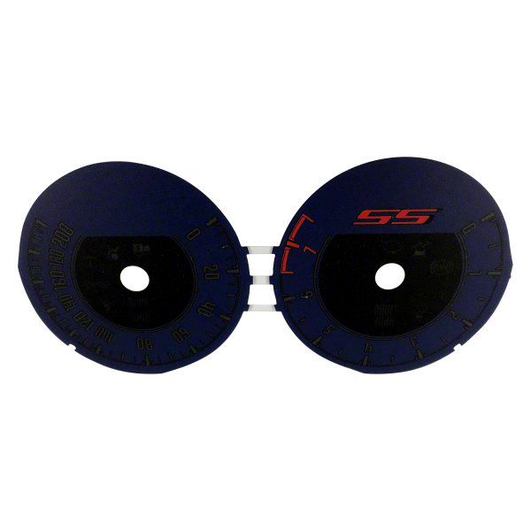 US Speedo Camaro Daytona Edition Gauge Face; MPH; Black Face/Purple ...