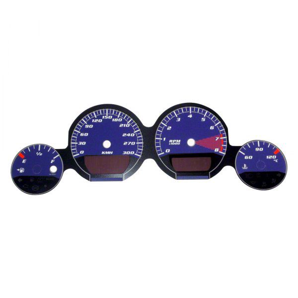 US Speedo Challenger Daytona Edition Gauge Face; 180 MPH; Purple MAG077 ...