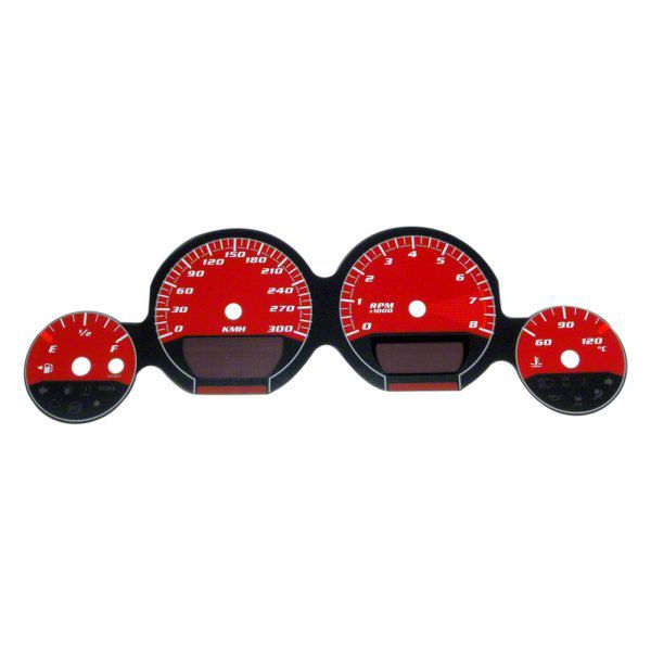 US Speedo Challenger Daytona Edition Gauge Face; 180 MPH; Red MAG075 ...