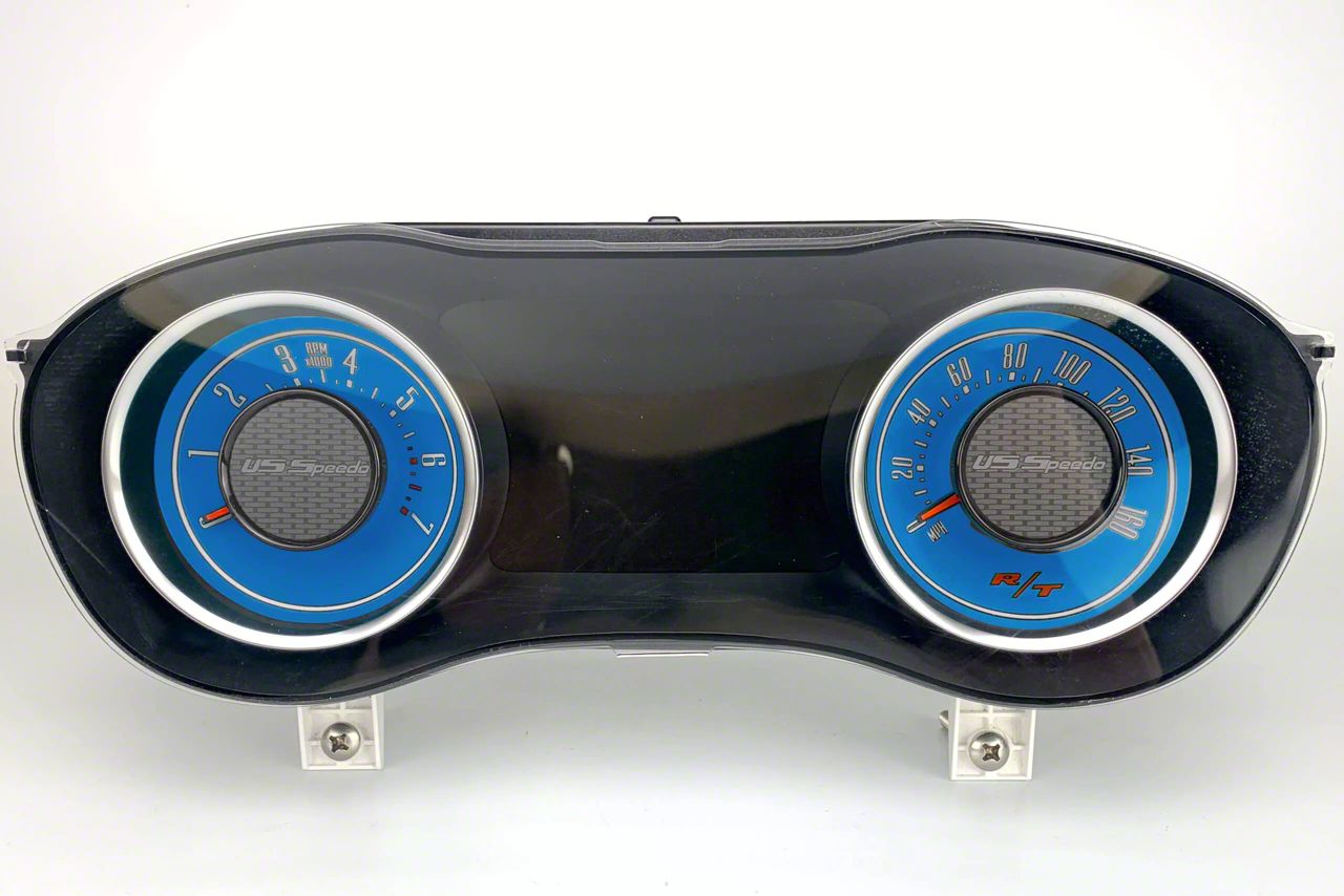 US Speedo Challenger Daytona Edition Gauge Face with MOPAR Logo; MPH ...