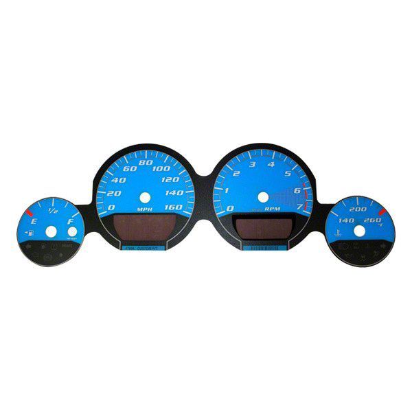 US Speedo Charger Daytona Edition Gauge Face; 160 MPH; Blue MAG084 (06 ...