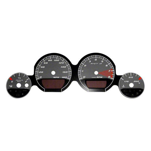 US Speedo Charger Daytona Edition Gauge Face; 180 MPH; Black MAG071 (06 ...