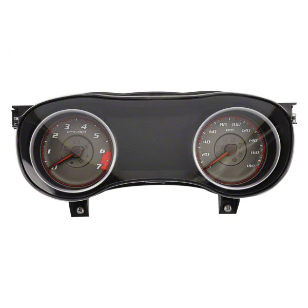 US Speedo Charger Daytona Edition Gauge Face; 180 MPH; Charcoal ...