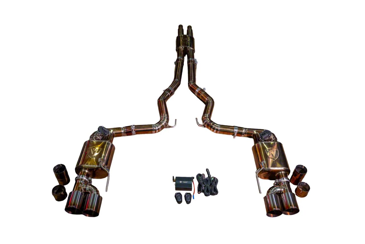 Valvetronic Designs Mustang Valved Sport Cat-Back Exhaust System with ...