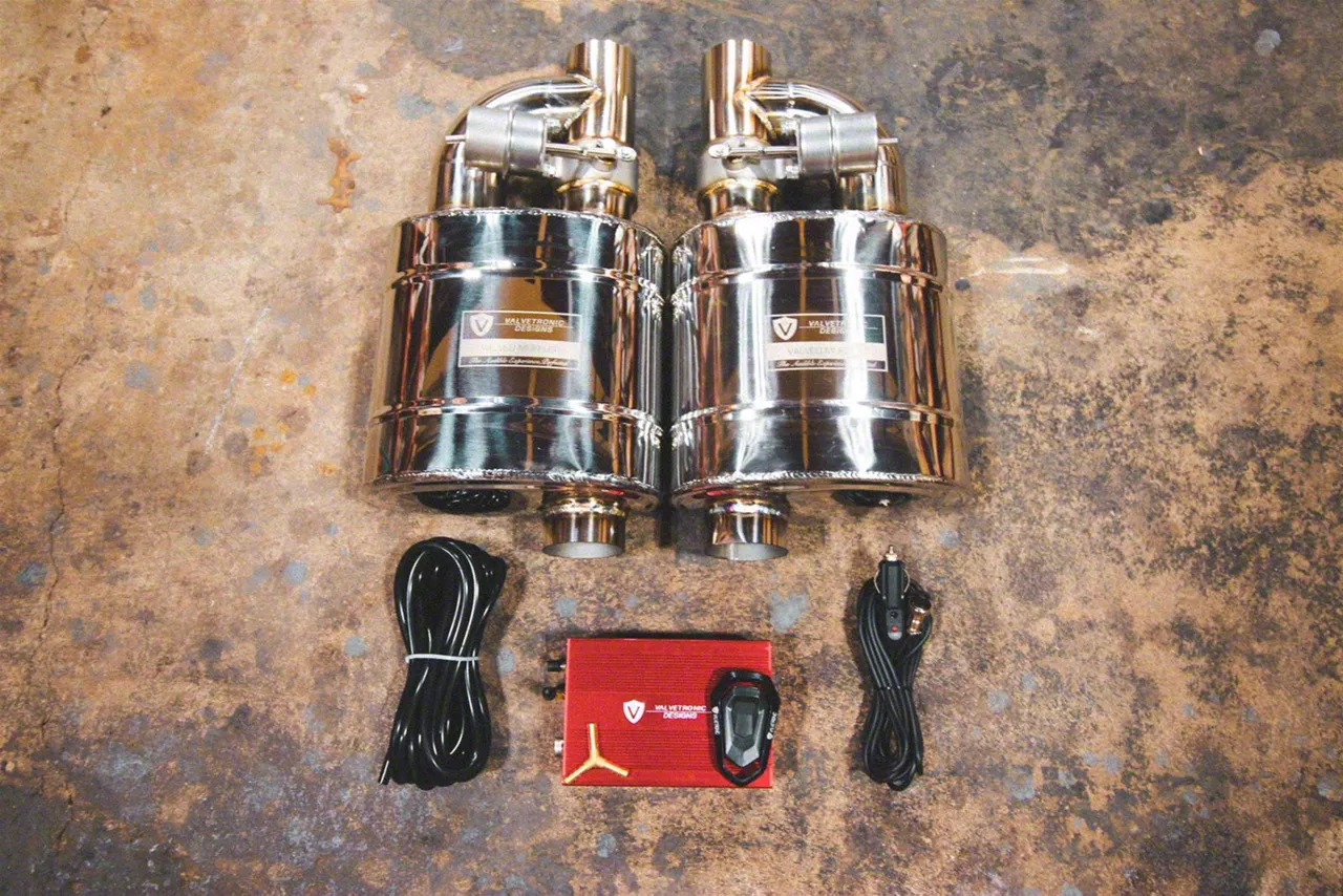 Valvetronic Designs Camaro Universal Valved Muffler Kit; 3-Inch; Pair ...